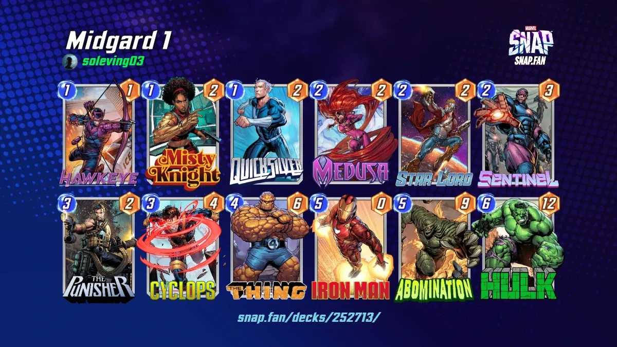 Midgard 1 by soleving03 - Marvel Snap Decks - snap.fan