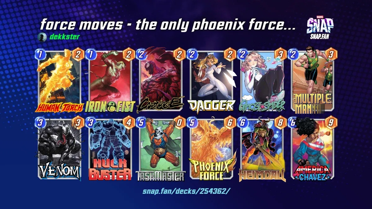 force moves - the only phoenix force deck worth playing by dekkster ...