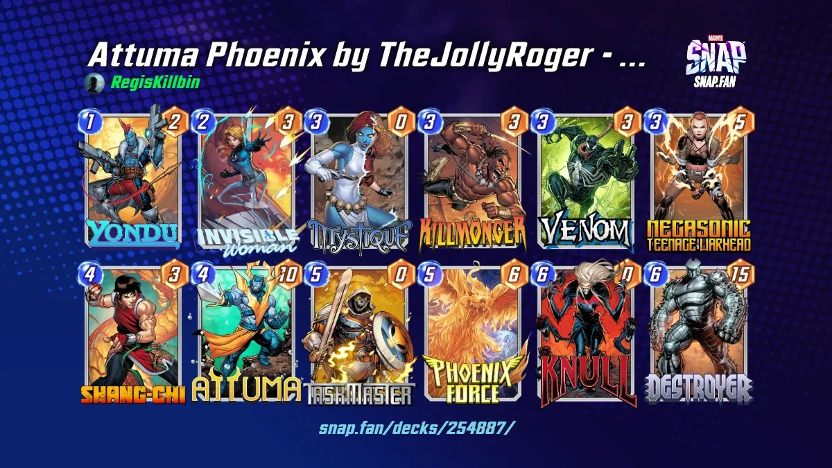 Attuma Phoenix by TheJollyRoger - Pool 4 by RegisKillbin - Marvel Snap ...