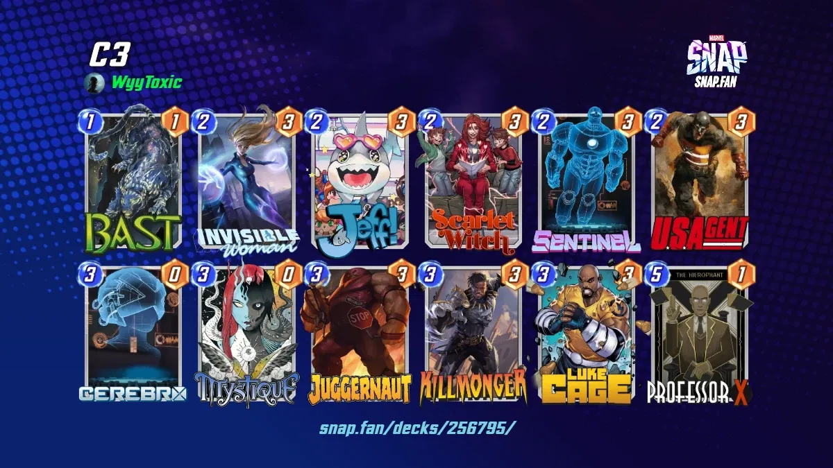 C3 by WyyToxic - Marvel Snap Decks - snap.fan
