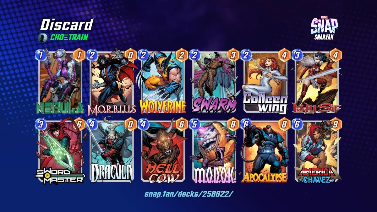 Discard by CHOΞTRAIN - Marvel Snap Decks - snap.fan