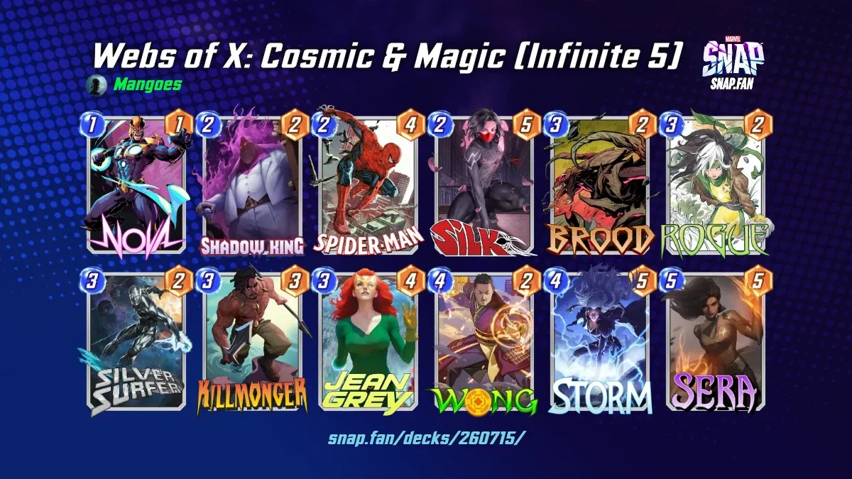 Webs of X: Cosmic & Magic (Infinite 5) by Mangoes - Marvel Snap Decks ...