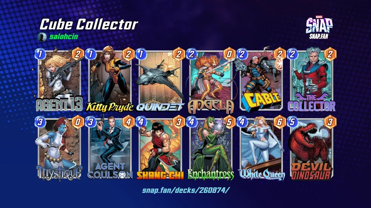Cube Collector by salohcin - Marvel Snap Decks - snap.fan