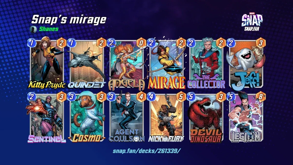 Snap’s mirage by Shanes - Marvel Snap Decks - snap.fan