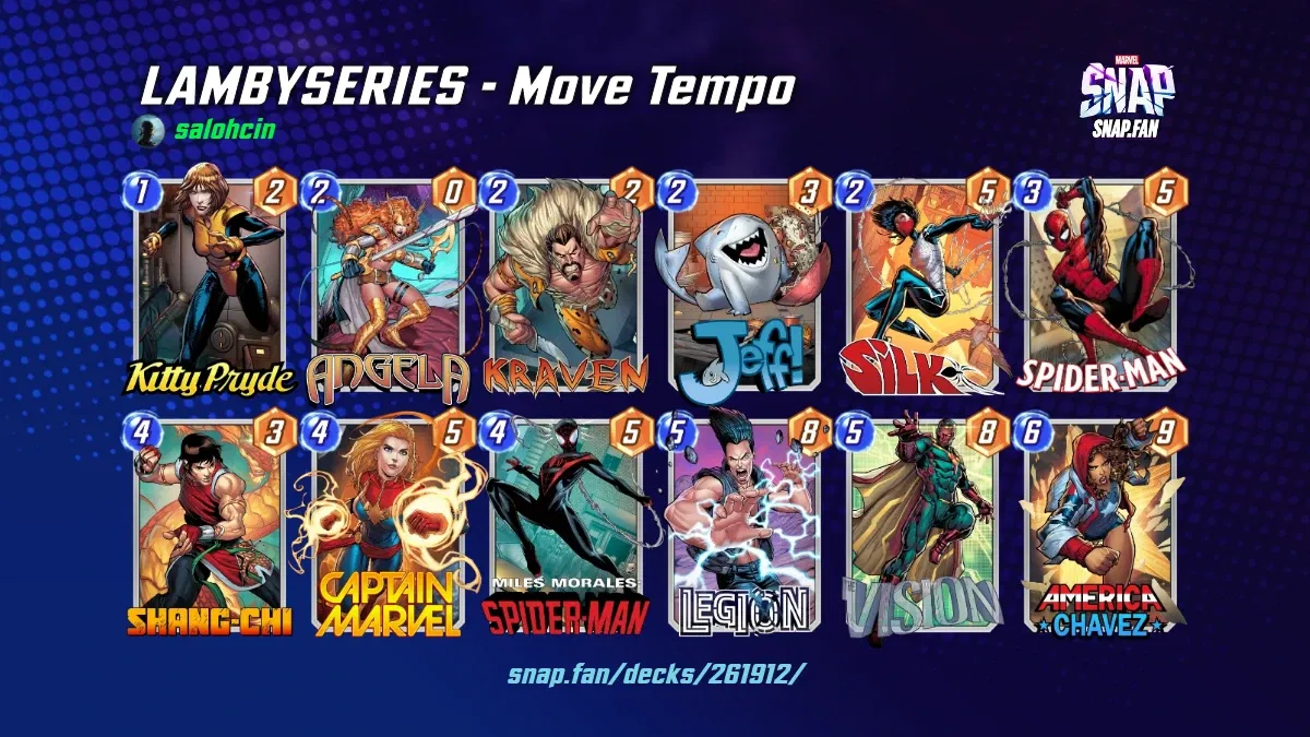 LAMBYSERIES - Move Tempo by salohcin - Marvel Snap Decks - snap.fan