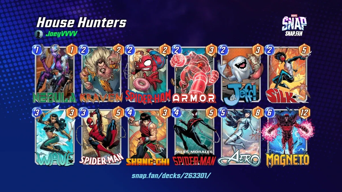 House Hunters by JoeyVVVV - Marvel Snap Decks - snap.fan