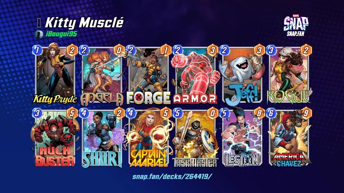 🦇 Kitty Musclé by iBougui95 - Marvel Snap Decks - snap.fan