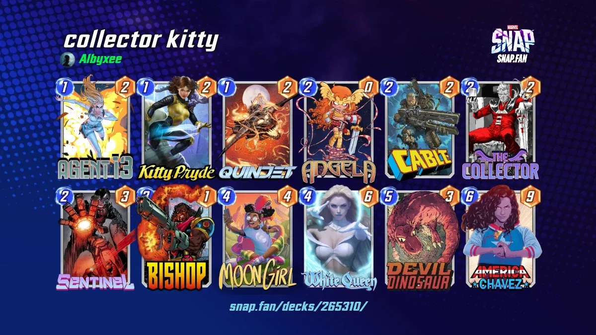 collector kitty by Albyxee - Marvel Snap Decks - snap.fan