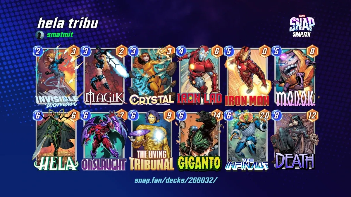 hela tribu by smatmit - Marvel Snap Decks - snap.fan