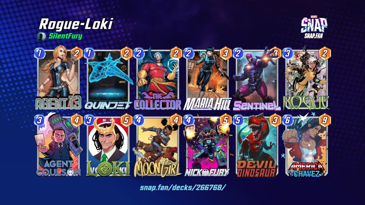 Rogue-Loki by SilentFury - Marvel Snap Decks - snap.fan