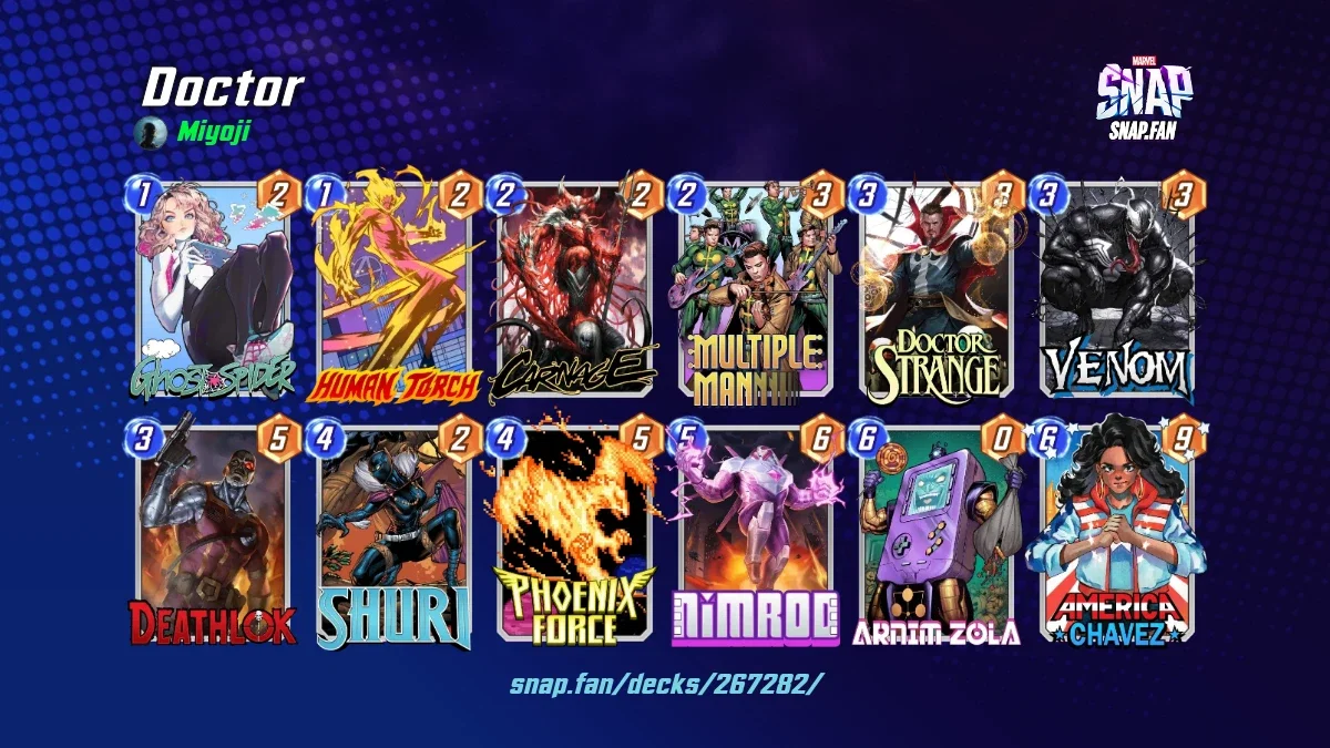 Doctor by Miyoji - Marvel Snap Decks - snap.fan