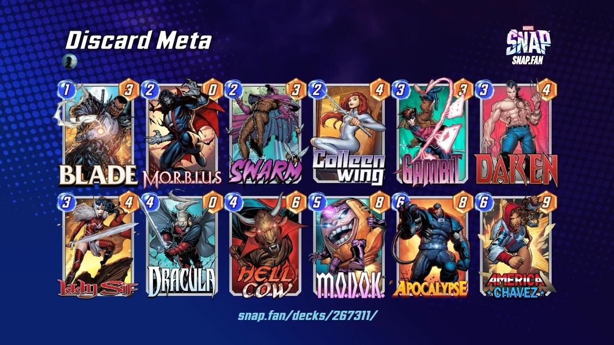 Discard Meta by None - Marvel Snap Decks - snap.fan