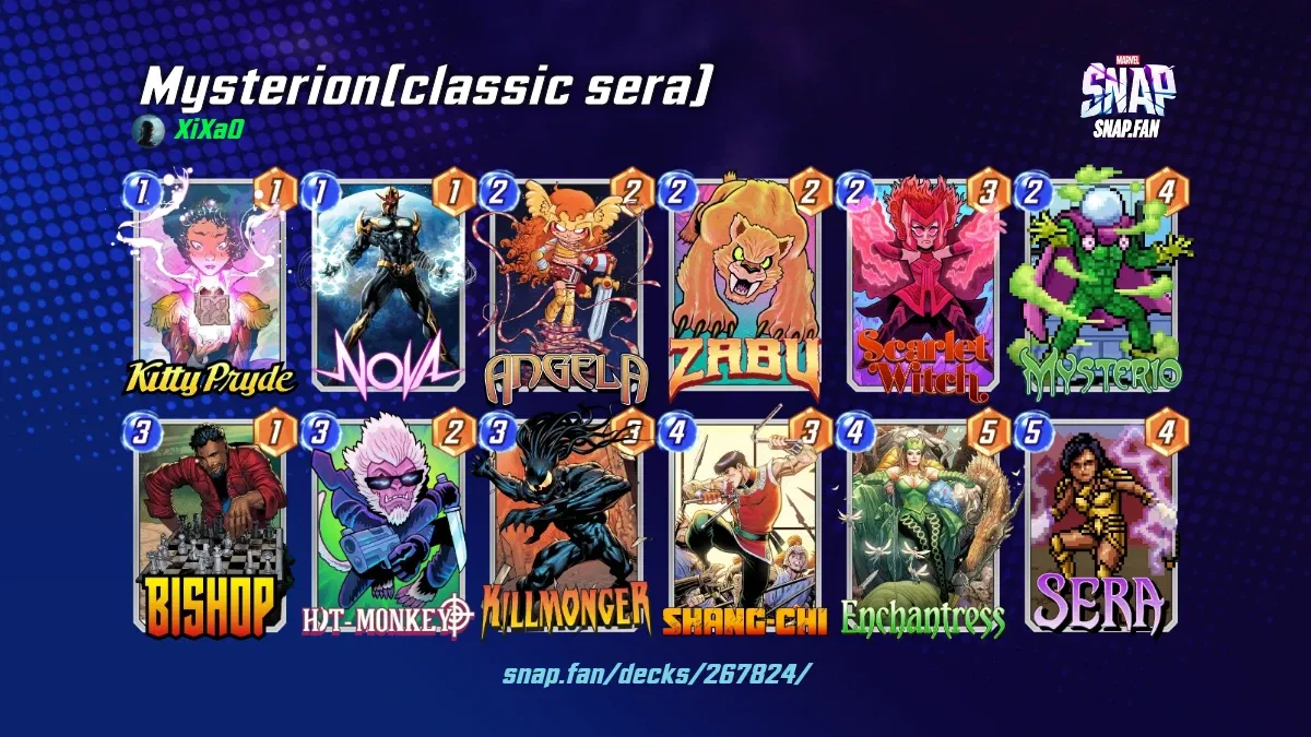 Mysterion(classic sera) by XiXaO - Marvel Snap Decks - snap.fan