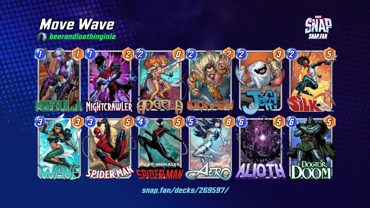 Move Wave by beerandloathinginla - Marvel Snap Decks - snap.fan