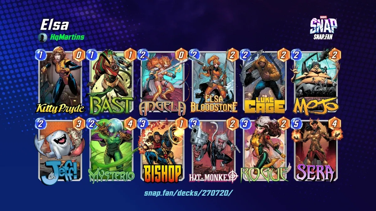 Elsa by HqMartins - Marvel Snap Decks - snap.fan