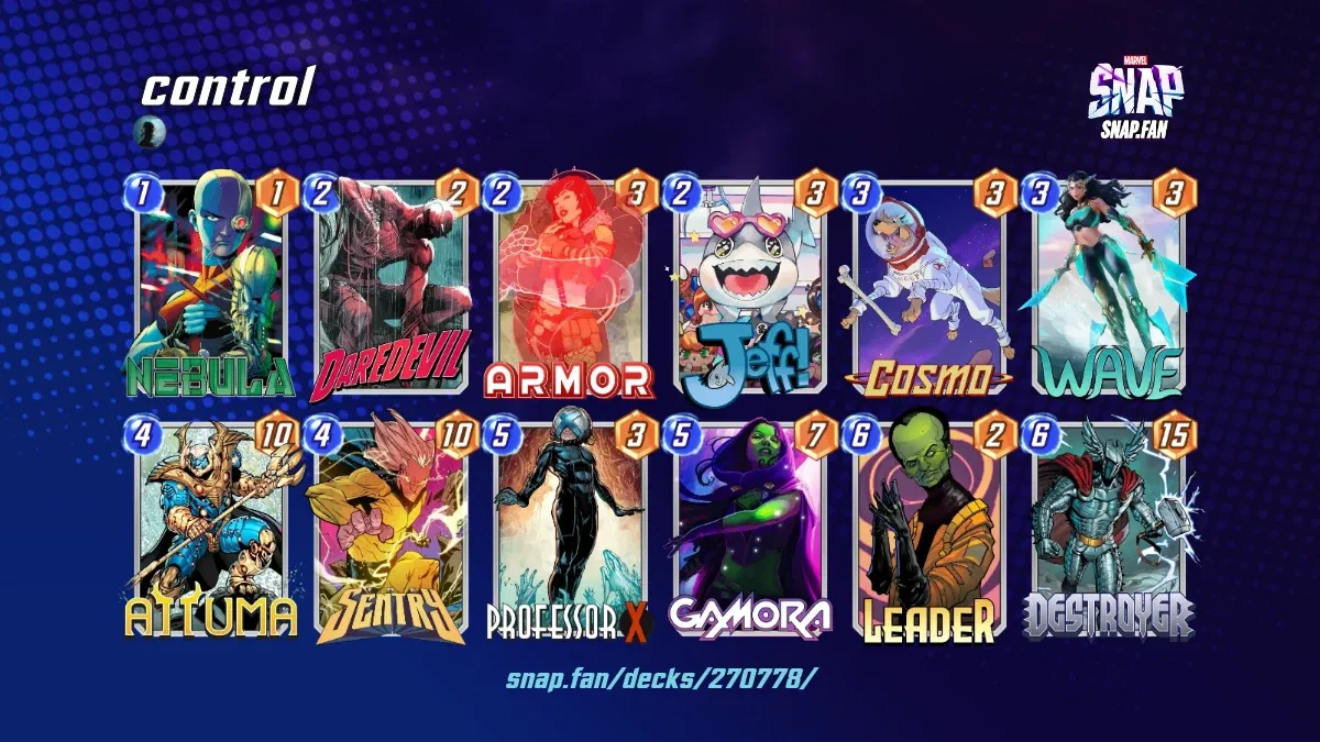 control by None - Marvel Snap Decks - snap.fan