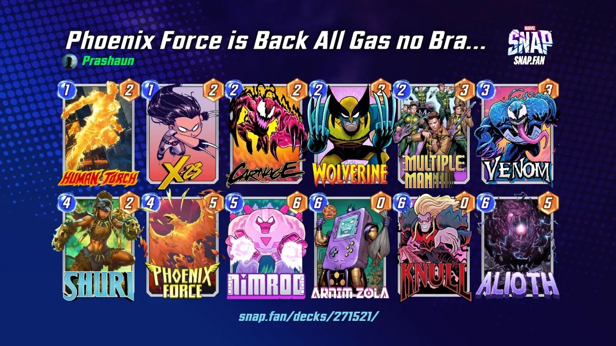 Phoenix Force is Back All Gas no Brakes - Prashaun YT by Prashaun ...