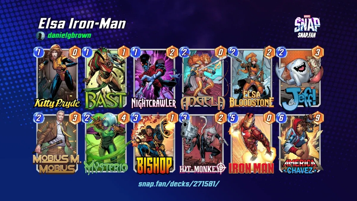 Elsa Iron-Man by danielgbrown - Marvel Snap Decks - snap.fan