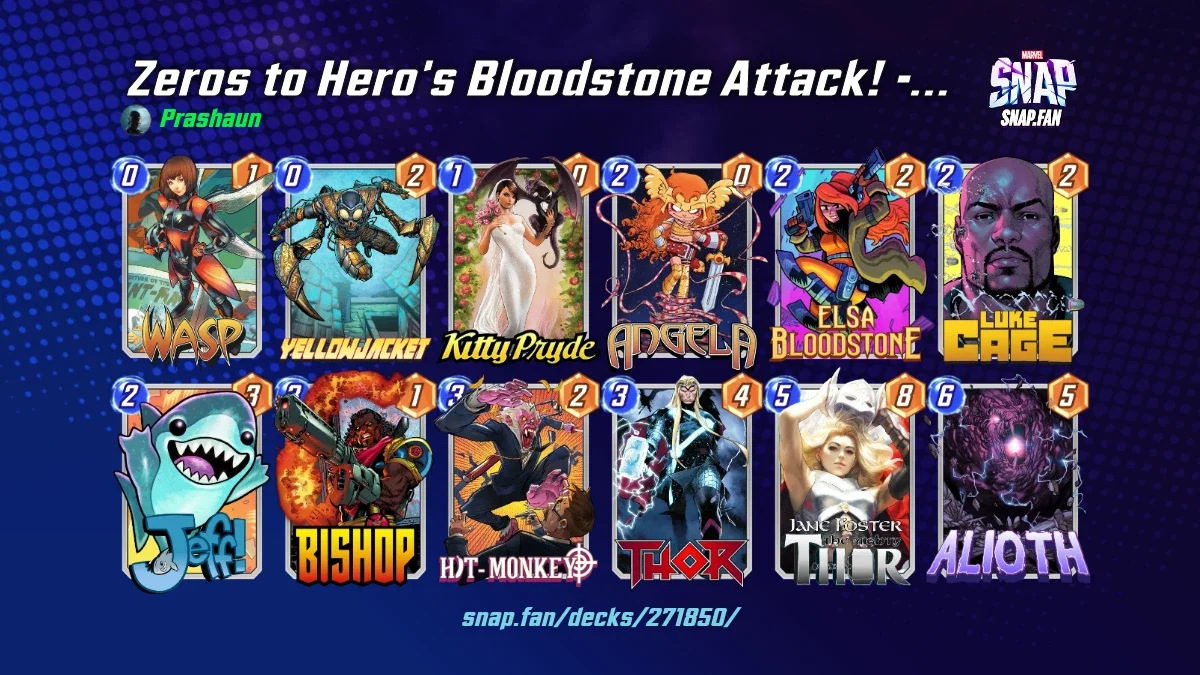 Zeros to Hero's Bloodstone Attack! - Prashaun YT by Prashaun - Marvel ...