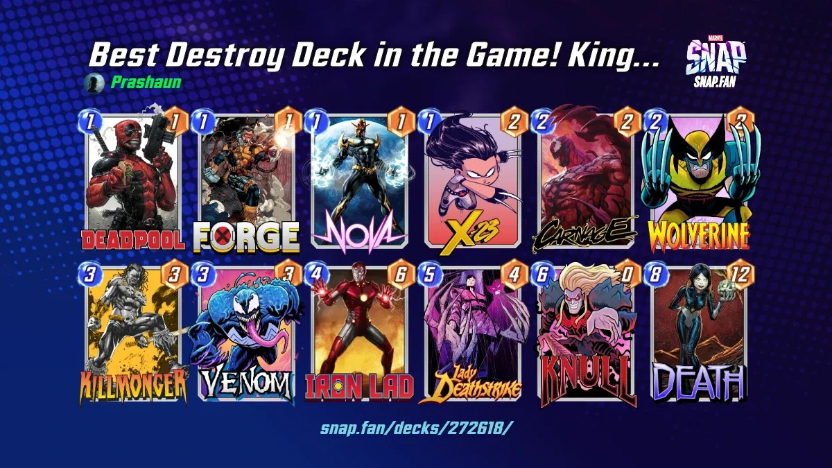 Best Destroy Deck in the Game! King Tuccrr Destroy Kills! by Prashaun ...