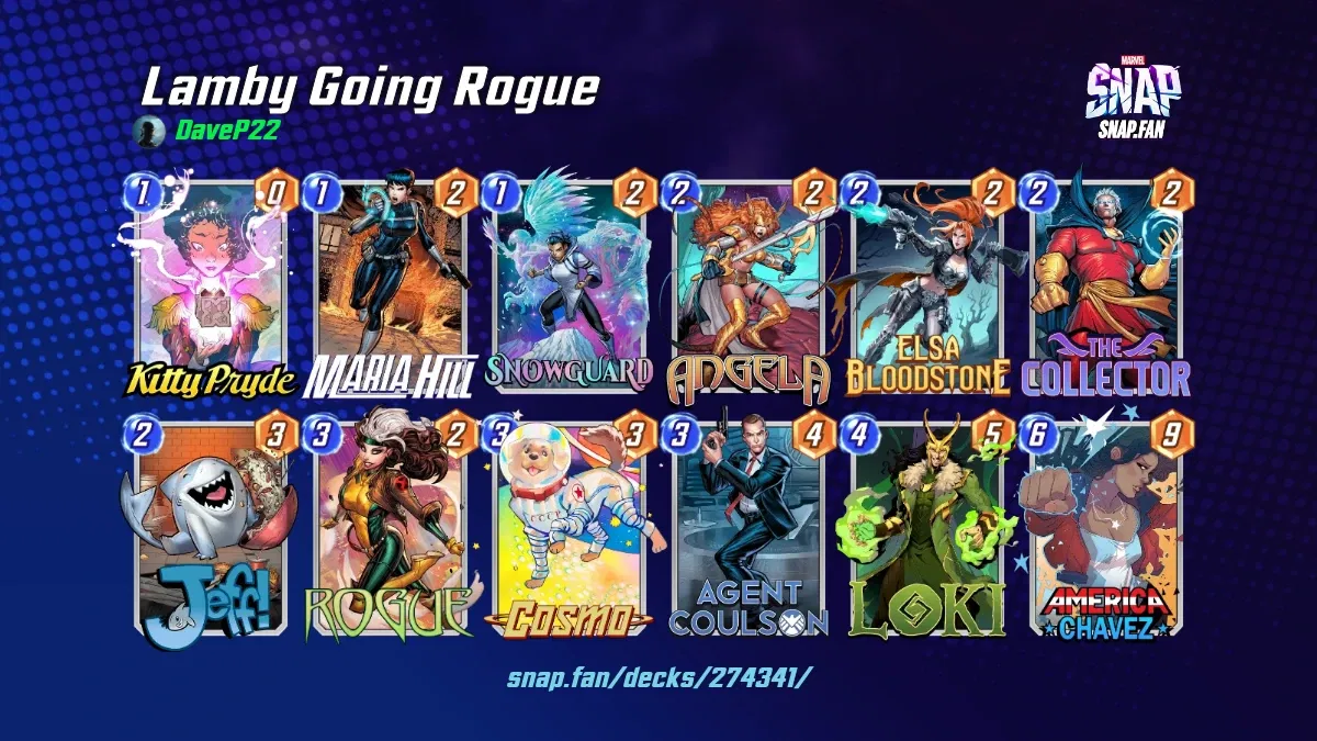 Lamby Going Rogue by DaveP22 - Marvel Snap Decks - snap.fan