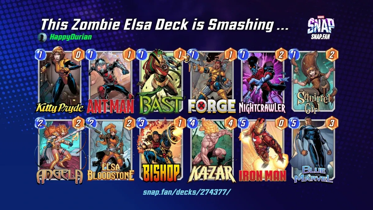 This Zombie Elsa Deck is Smashing Rank?! by HappyDurian - Marvel Snap ...