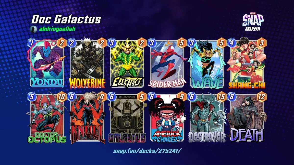 Doc Galactus by abdringoallah - Marvel Snap Decks - snap.fan