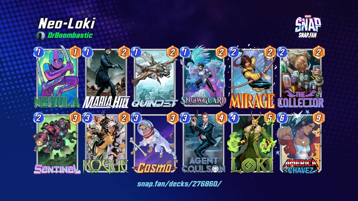 Neo-Loki by DrBoombastic - Marvel Snap Decks - snap.fan