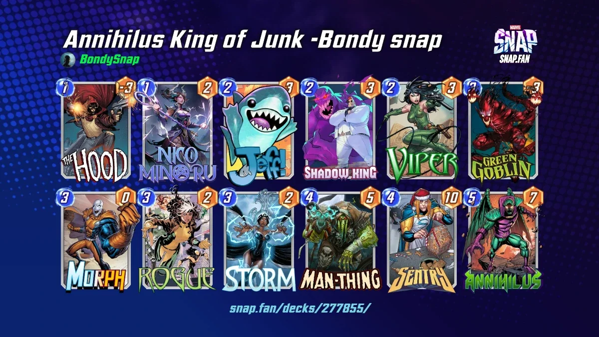 Annihilus King of Junk -Bondy snap by BondySnap - Marvel Snap Decks ...