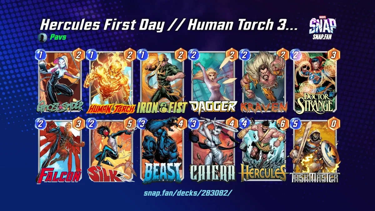 Hercules First Day // Human Torch 32 power // Move and Bounce by Pavs ...