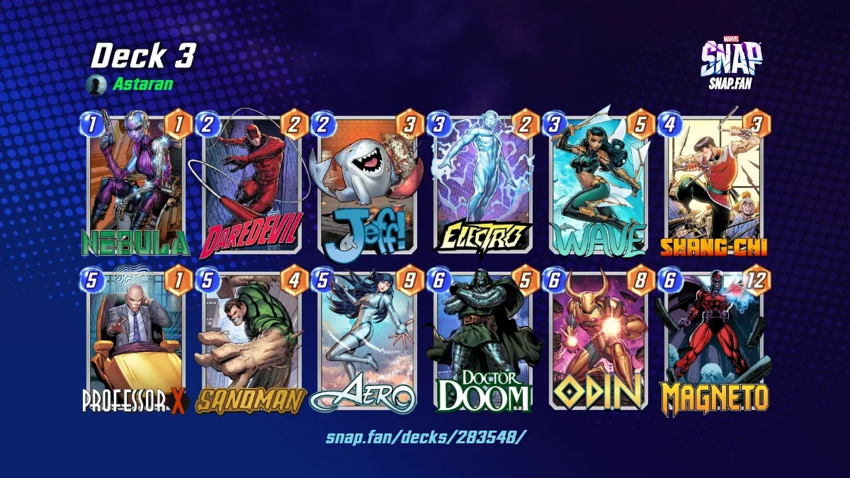Deck 3 by Astaran - Marvel Snap Decks - snap.fan