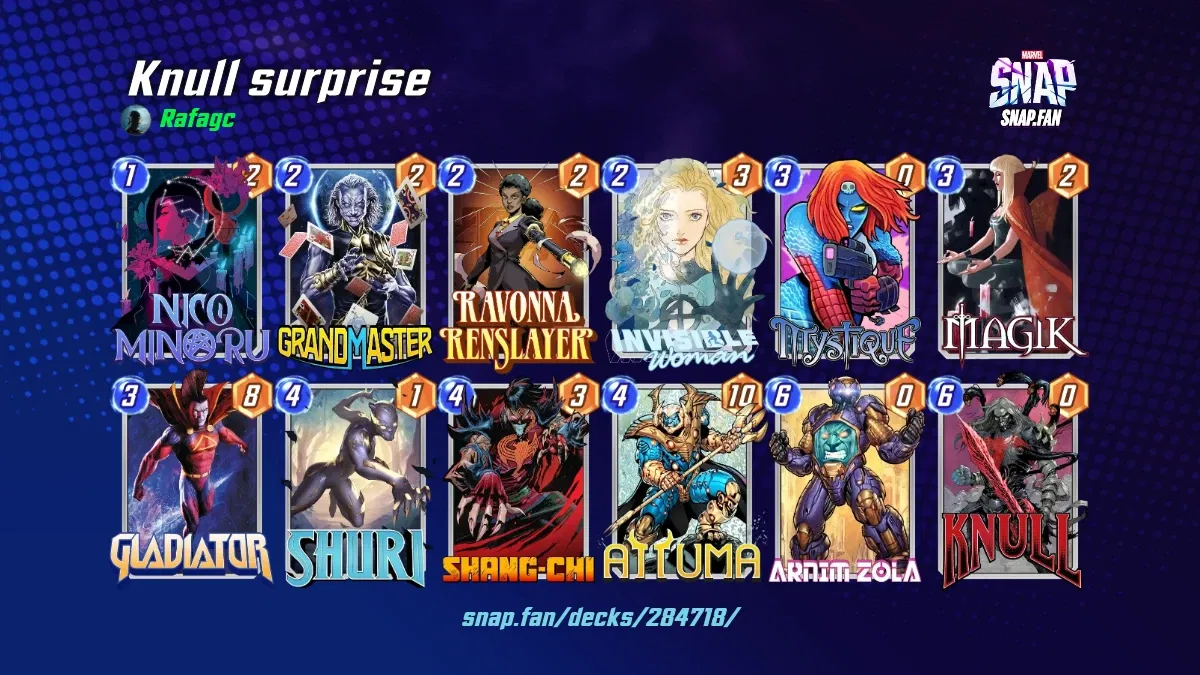 Knull surprise by Rafagc - Marvel Snap Decks - snap.fan