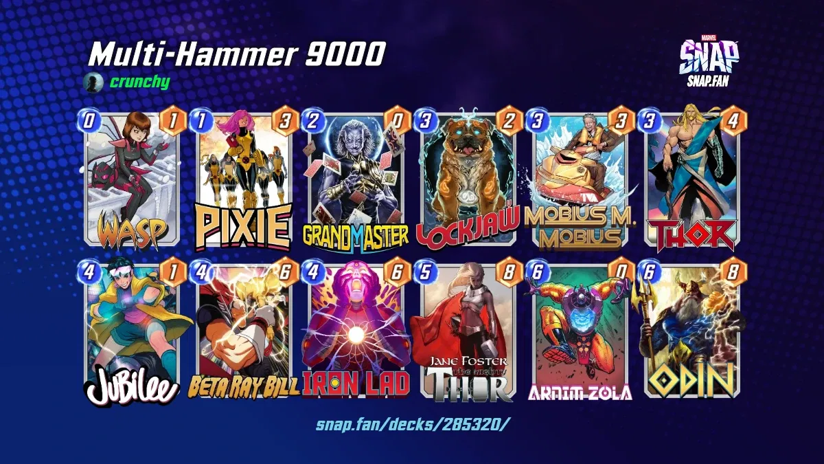 Multi-Hammer 9000 by crunchy - Marvel Snap Decks - snap.fan