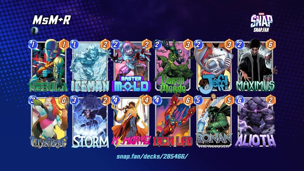 MsM+R by None - Marvel Snap Decks - snap.fan