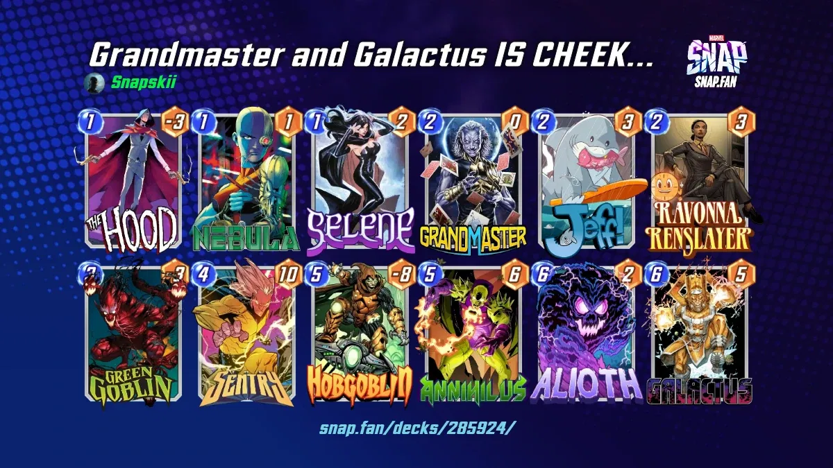 Grandmaster and Galactus IS CHEEKY (58% W/R) - Snapskii YT by Snapskii ...