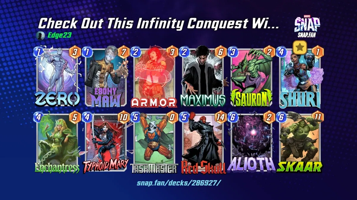 Check Out This Infinity Conquest Winner / Gameplay Video by Edge23 ...
