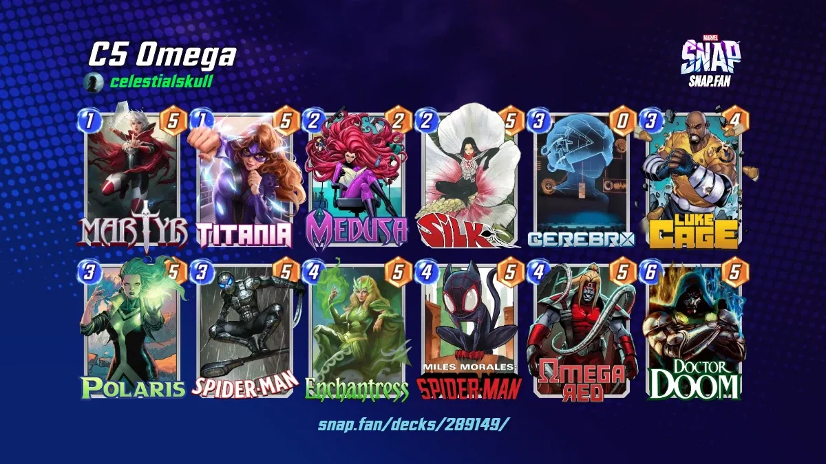 C5 Omega by celestialskull - Marvel Snap Decks - snap.fan