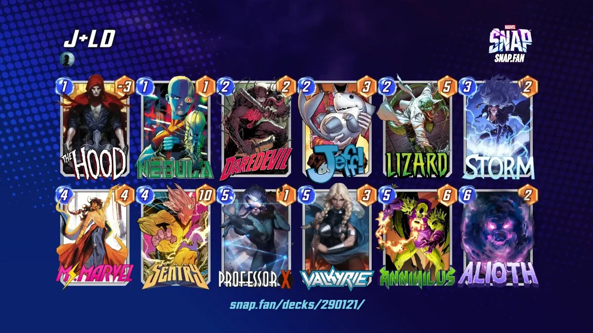 J+LD by None - Marvel Snap Decks - snap.fan