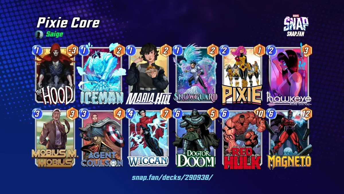 Pixie Core by Saige - Marvel Snap Decks - snap.fan