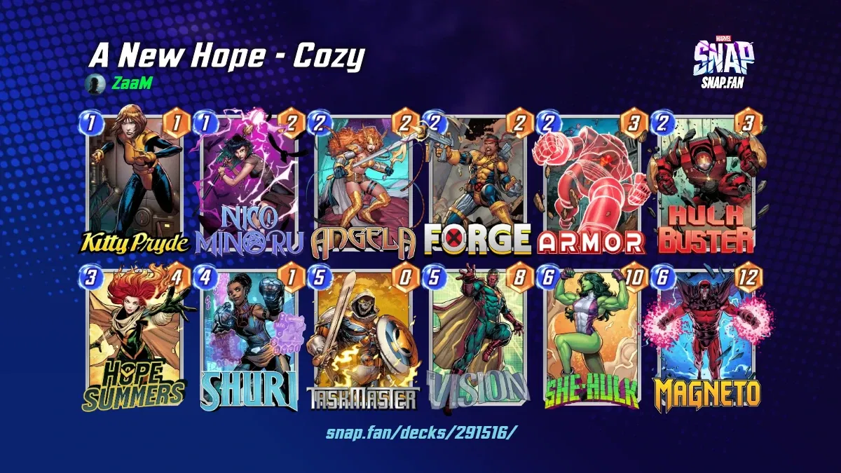 A New Hope - Cozy by ZaaM - Marvel Snap Decks - snap.fan