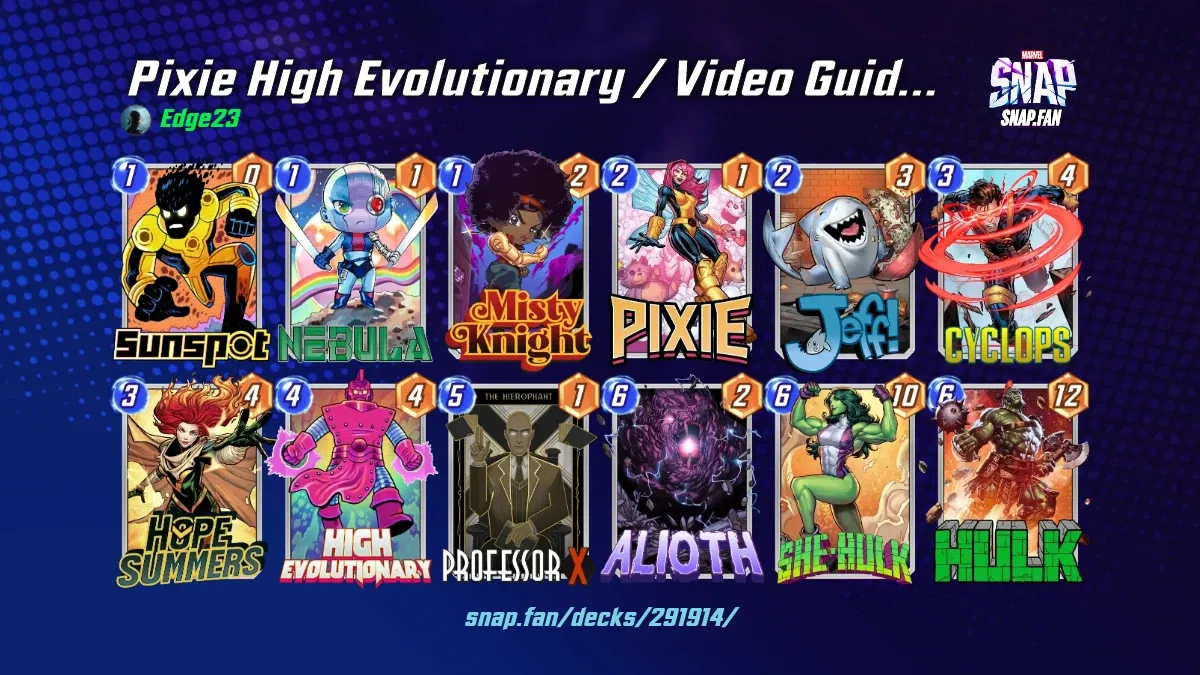 Pixie High Evolutionary / Video Guide and Gameplay! by Edge23 - Marvel ...