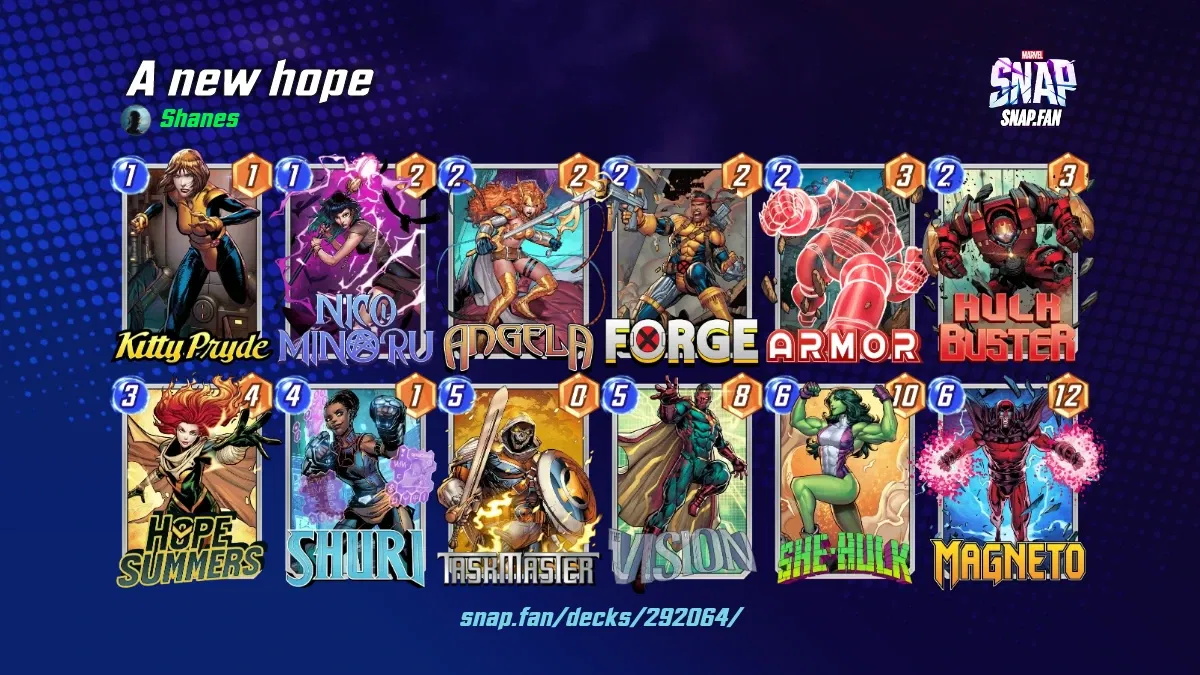 A new hope by Shanes - Marvel Snap Decks - snap.fan