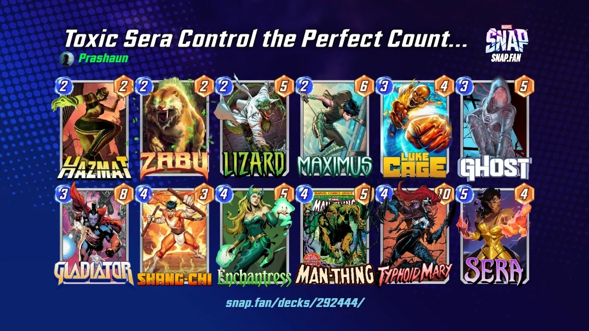 Toxic Sera Control the Perfect Counter Against Thanos - Prashaun by ...