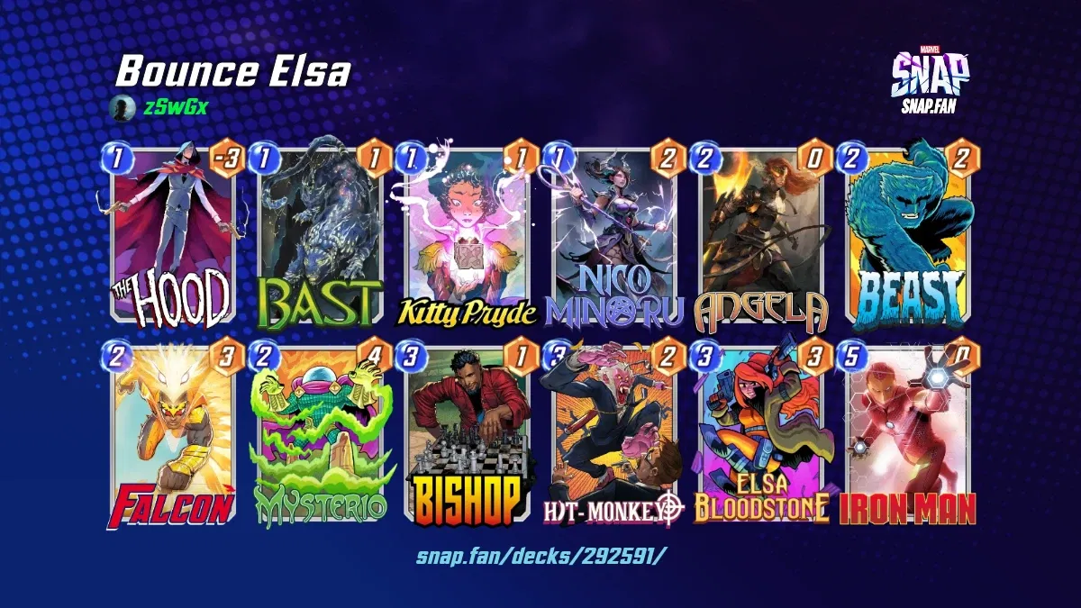 Bounce Elsa by zSwGx - Marvel Snap Decks - snap.fan