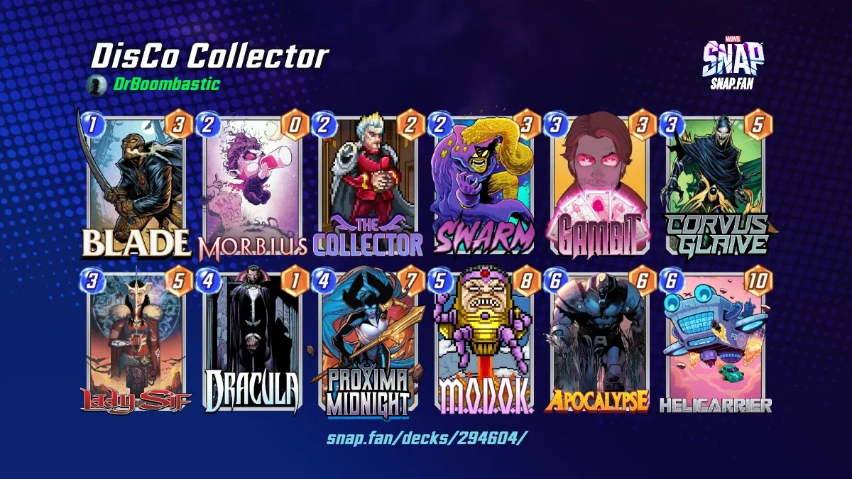DisCo Collector by DrBoombastic - Marvel Snap Decks - snap.fan