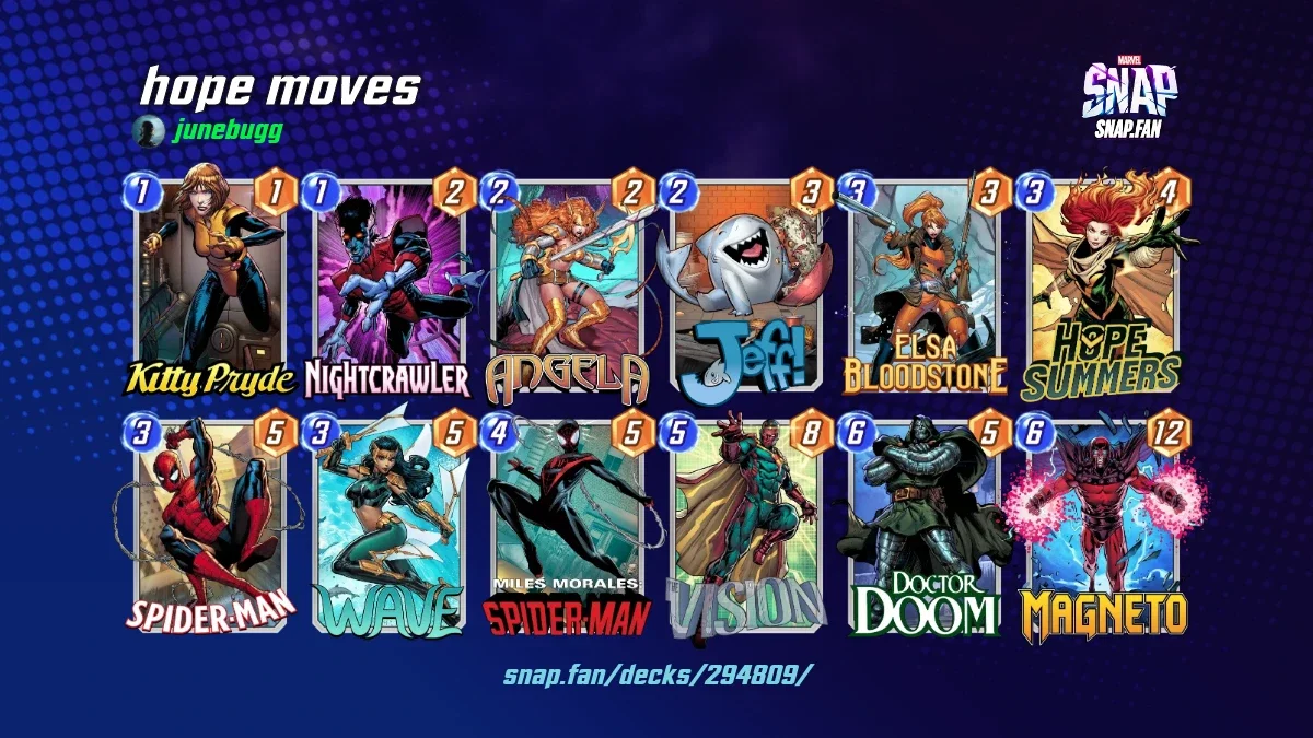 hope moves by junebugg - Marvel Snap Decks - snap.fan