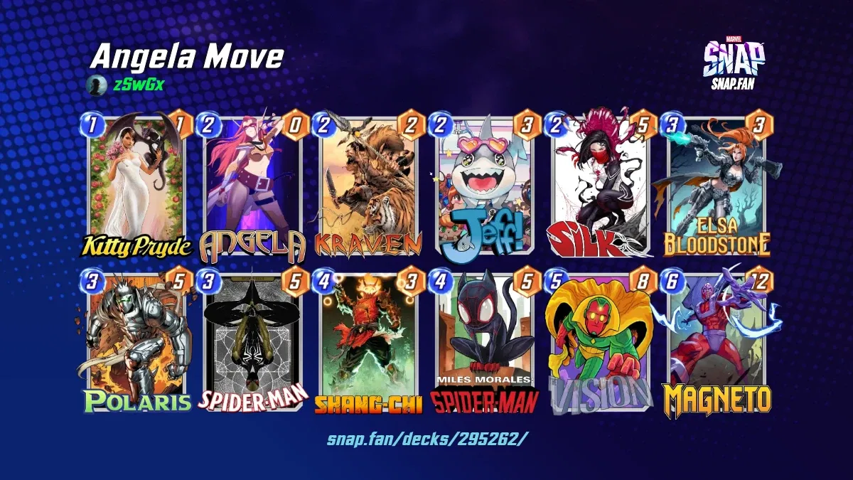 Angela Move by zSwGx - Marvel Snap Decks - snap.fan