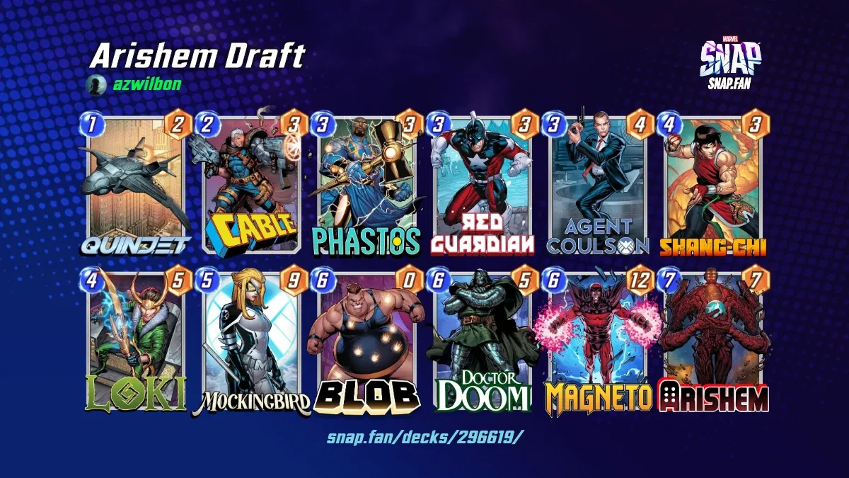 Arishem Draft by azwilbon - Marvel Snap Decks - snap.fan