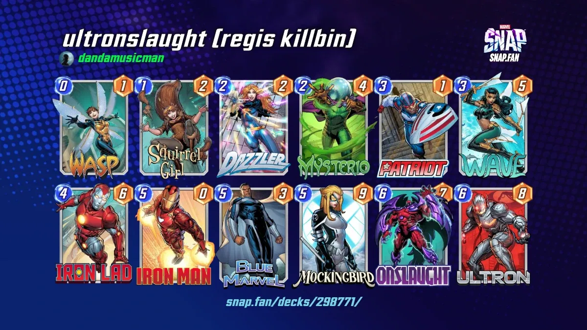 ultronslaught (regis killbin) by dandamusicman - Marvel Snap Decks - snap.fan