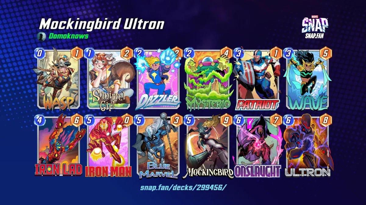 Mockingbird Ultron by Domoknows - Marvel Snap Decks - snap.fan